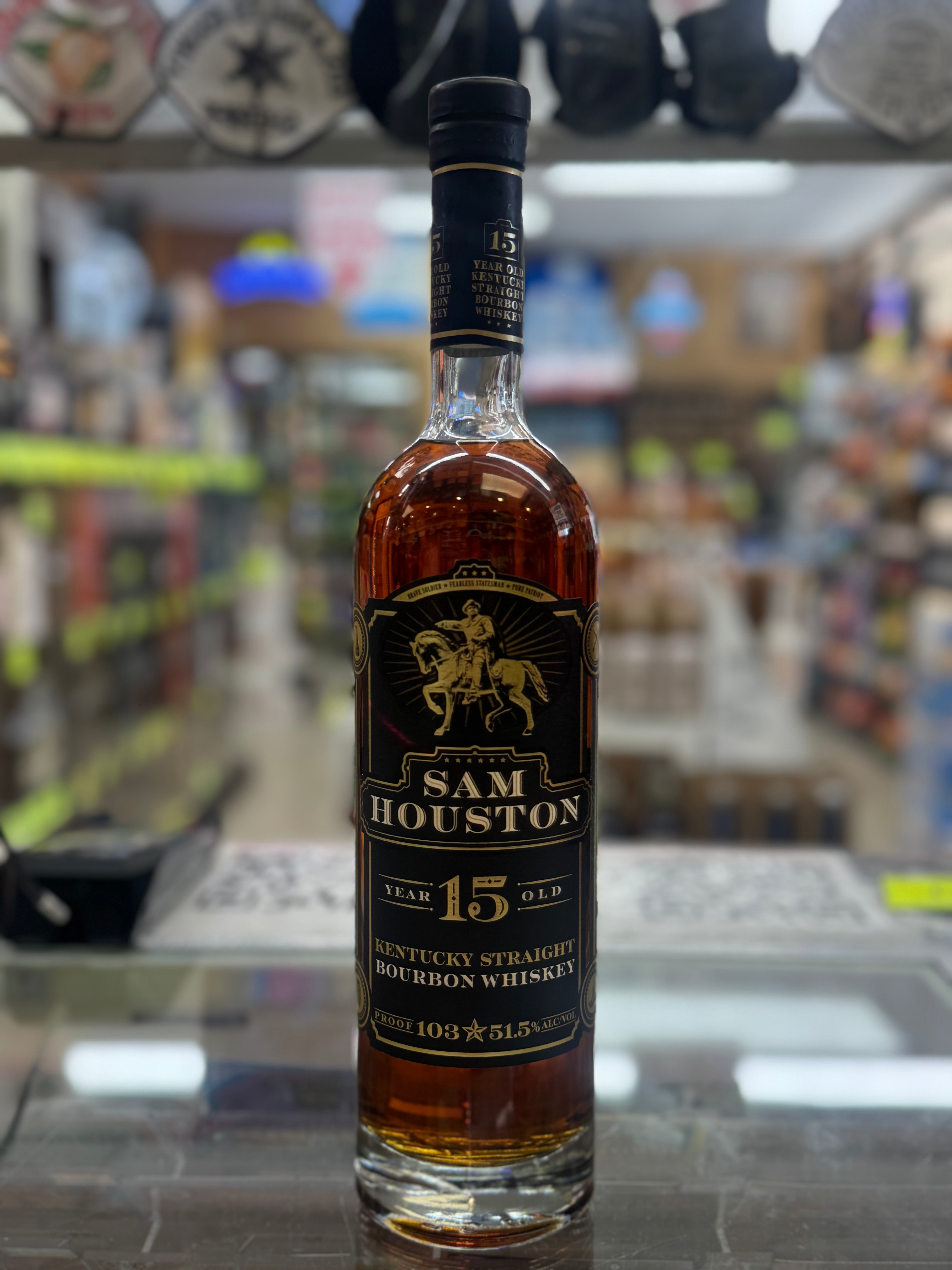 Sam Houston 15 Year Bourbon Whiskey – Cypress Craft Beer & Liquor