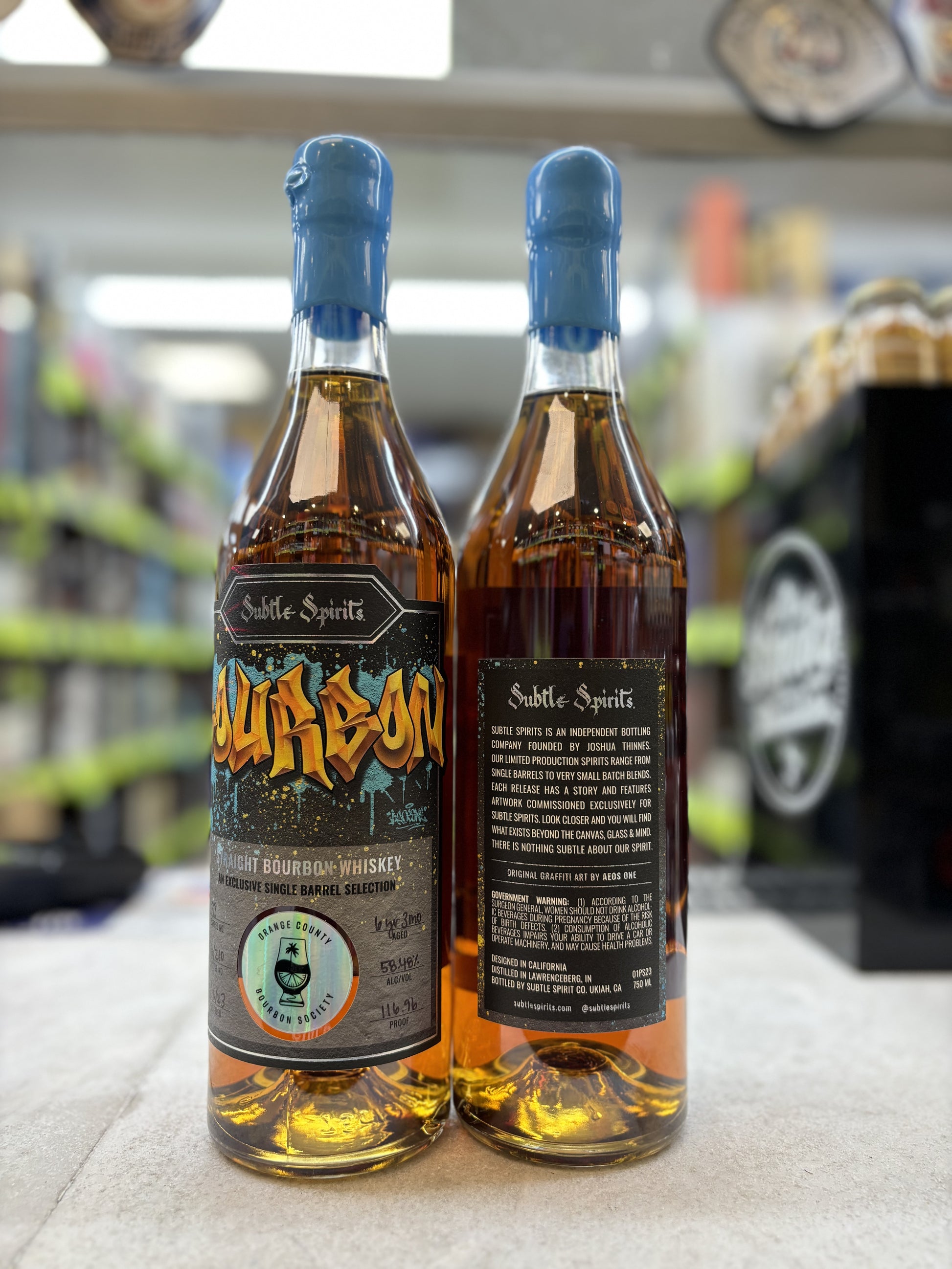 Subtle Spirits Single Barrel Barrel Proof Bourbon 750 ml – Cypress Craft Beer & Liquor