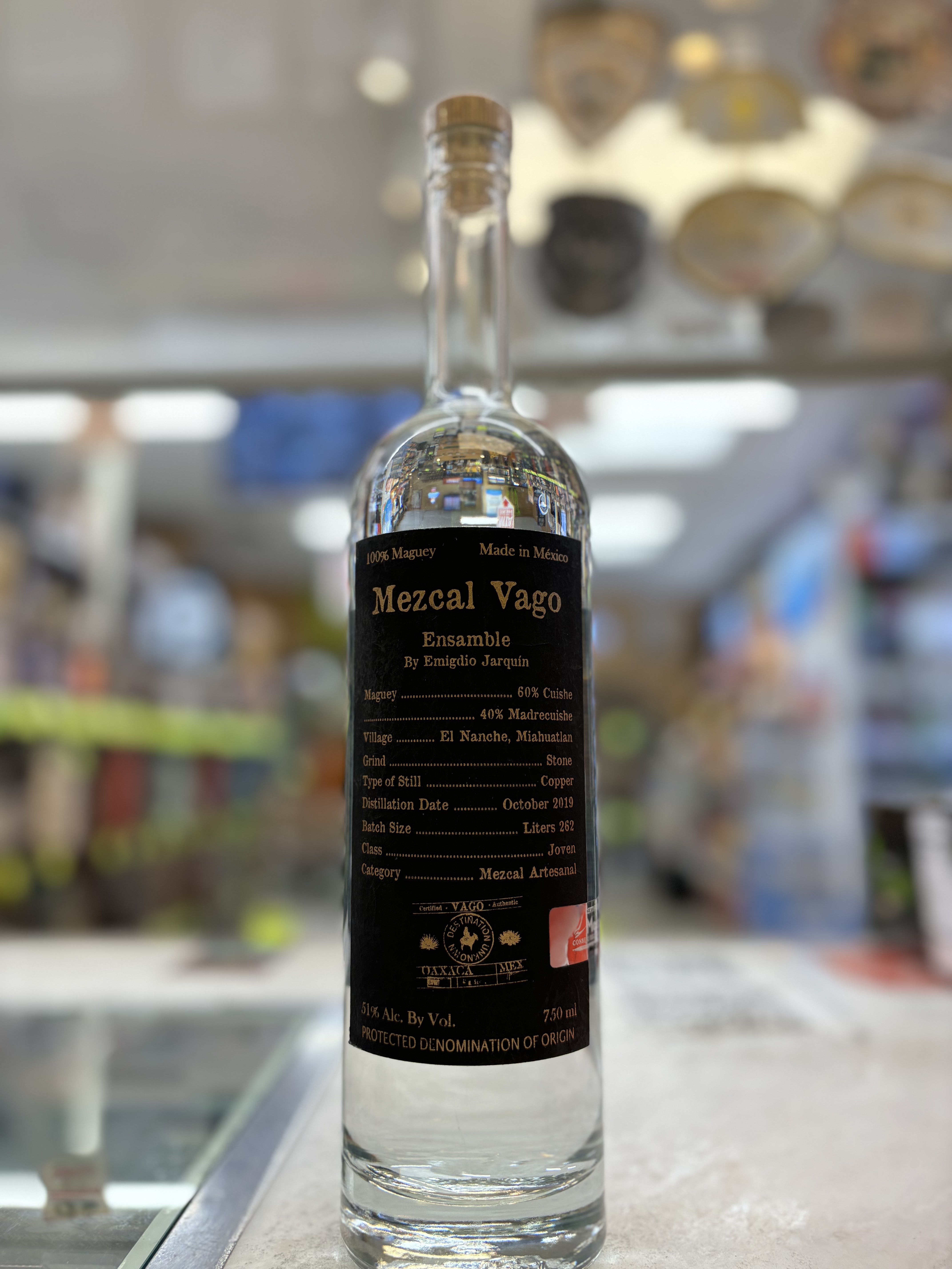 Mezcal Vago Ensamble by Emitido Jarquin 750 ml – Cypress Craft Beer ...